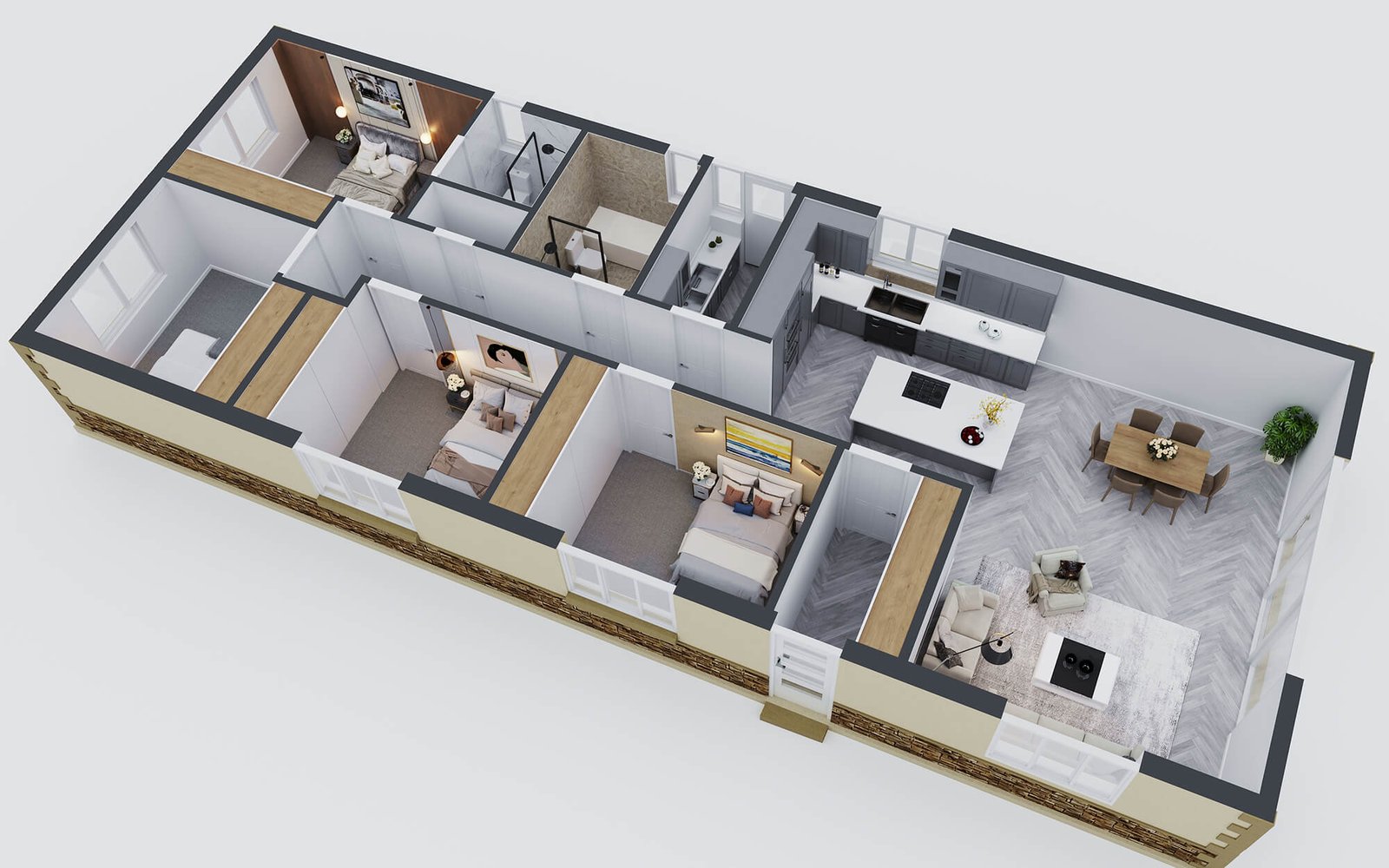 3D Floor Plan – Skrenders | 3D Rendering Company